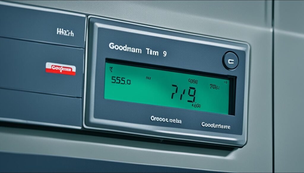 how to fix goodman furnace code 9h?