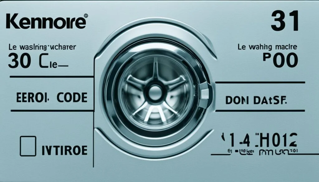 how to fix kenmore elite washer error codes le?