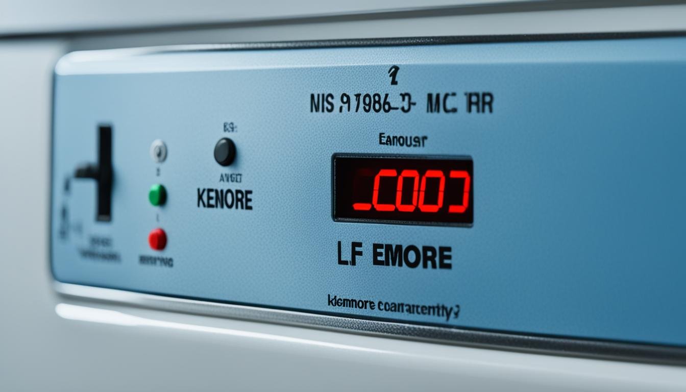 how to fix lf code on kenmore washer?