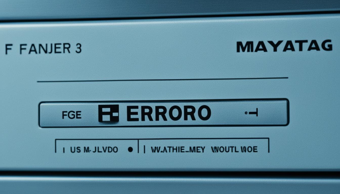 how to fix maytag washer f8 e3 error code?