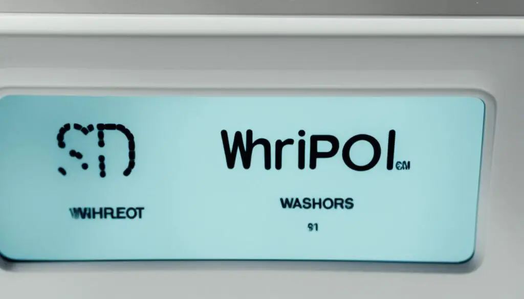 how to fix whirlpool washer sd code how to fix?