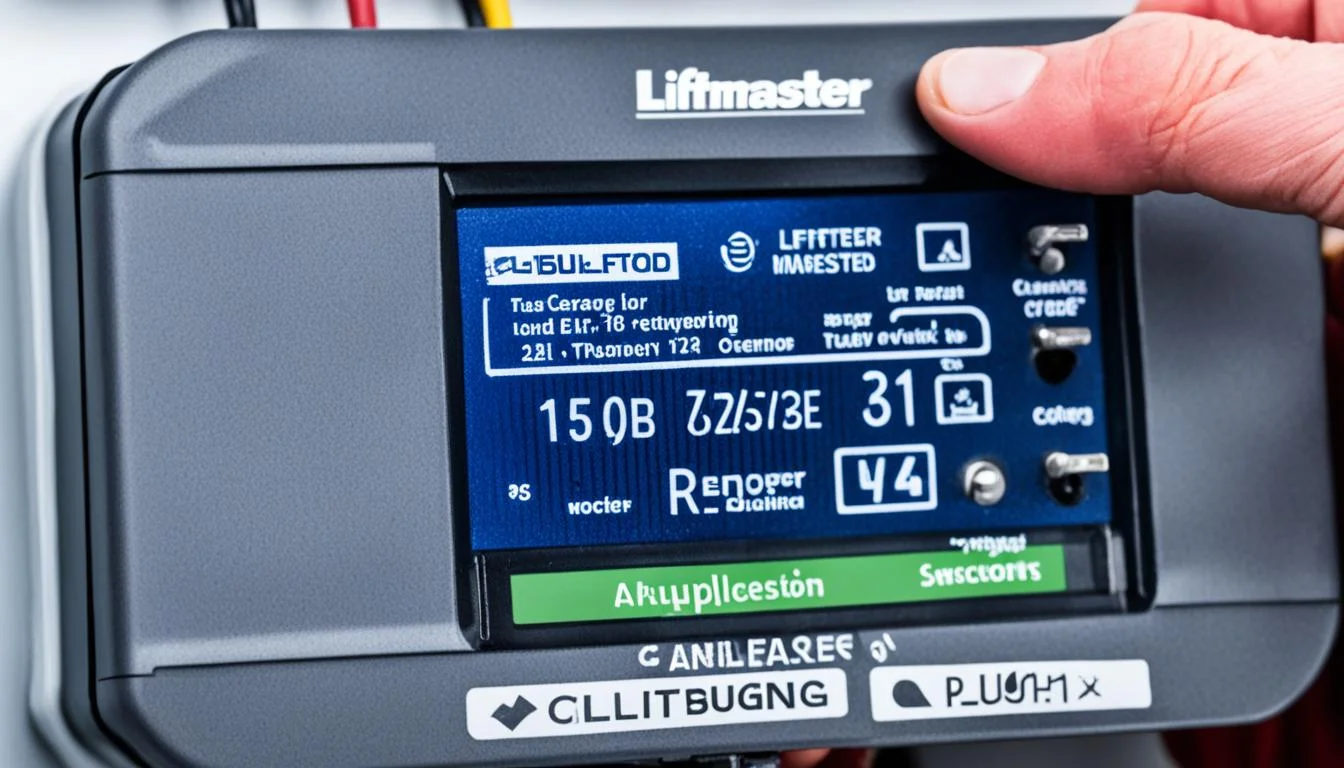 how to fix liftmaster error code 41?
