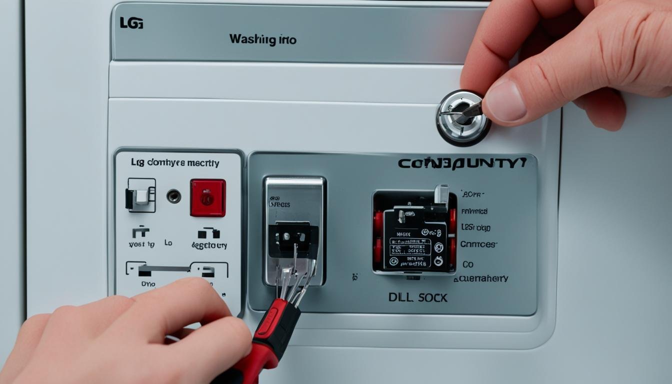 how to fix LG washing machine code dl?