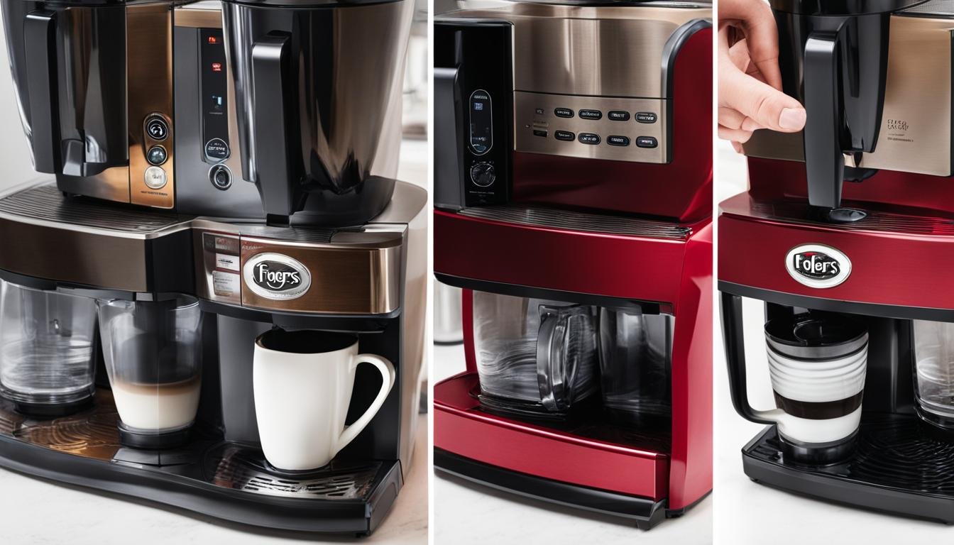 how to fix folgers coffee machine error codes?