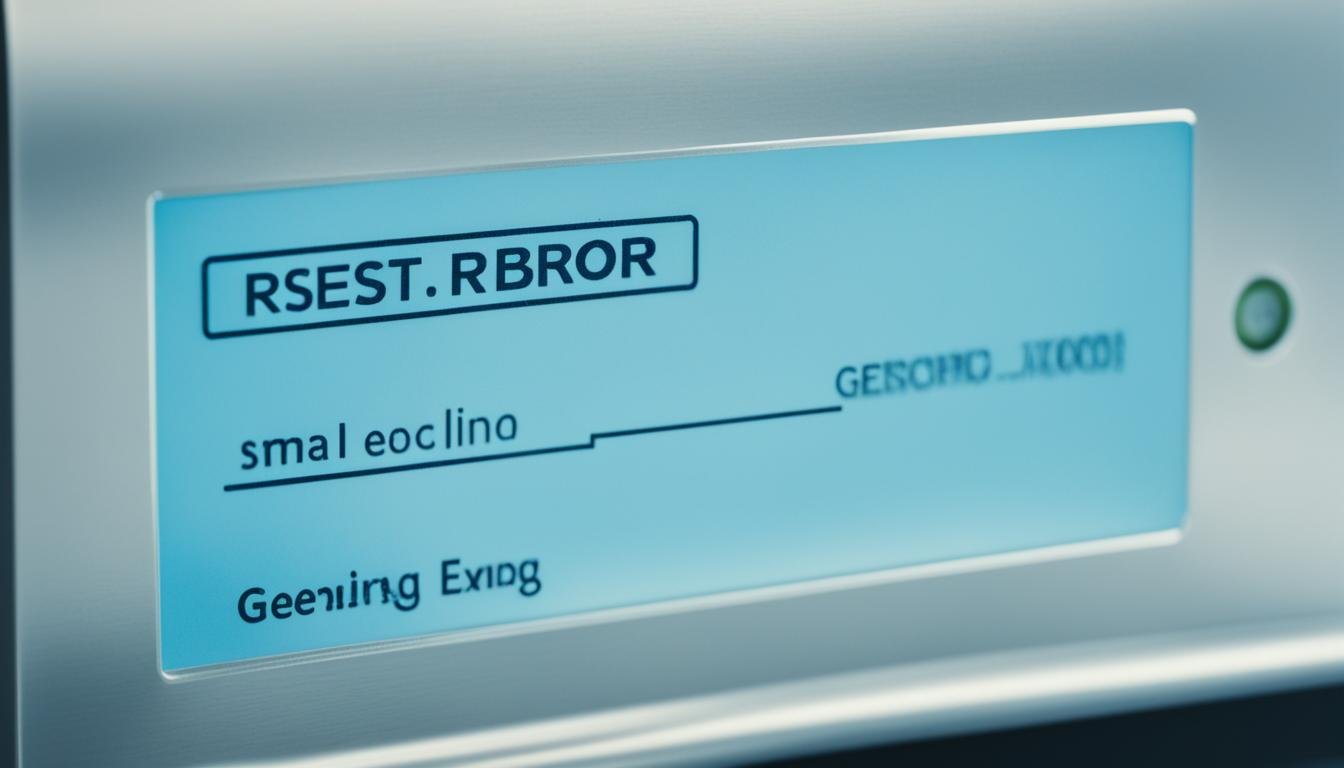 how to fix ge refrigerator error codes 0000?