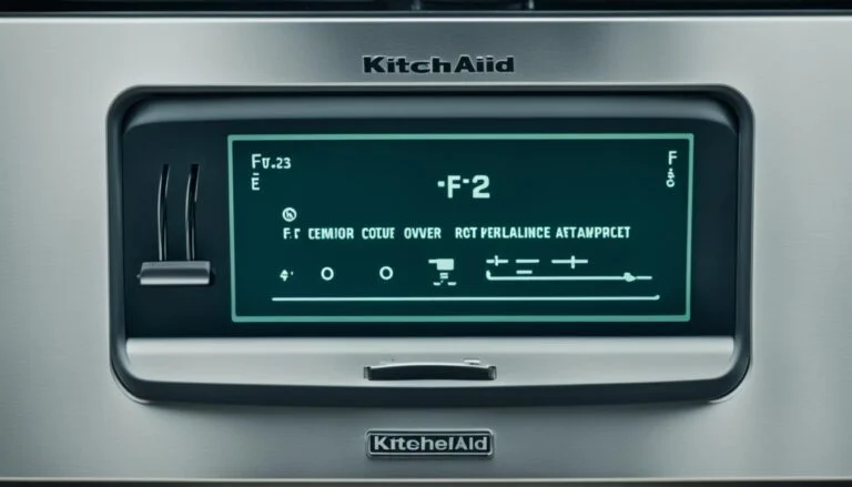 how to fix kitchenaid oven error code f2e1 keyboard key stuck?