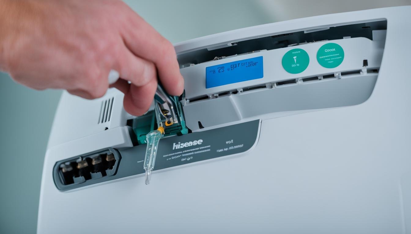 how to fix hisense e9 error code?