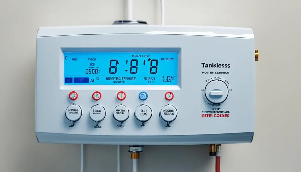 how to fix richmond electric tankless water heater error codes?