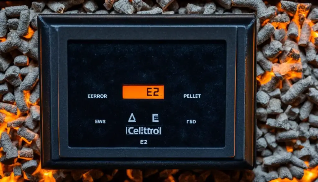 how to fix how to fix e2 code on pellet stove?