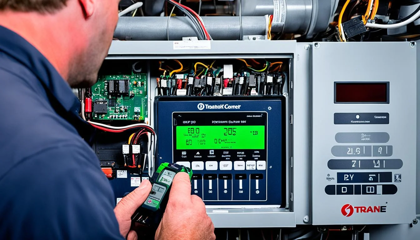 how to fix trane xv90 light codes?